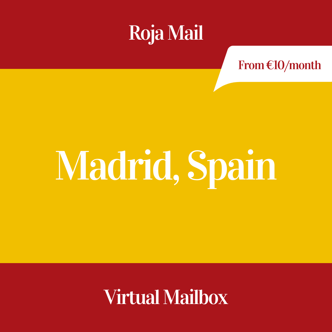 Virtual Mailboxes, Addresses & PO Boxes in Madrid, Spain – Roja Mail 📮